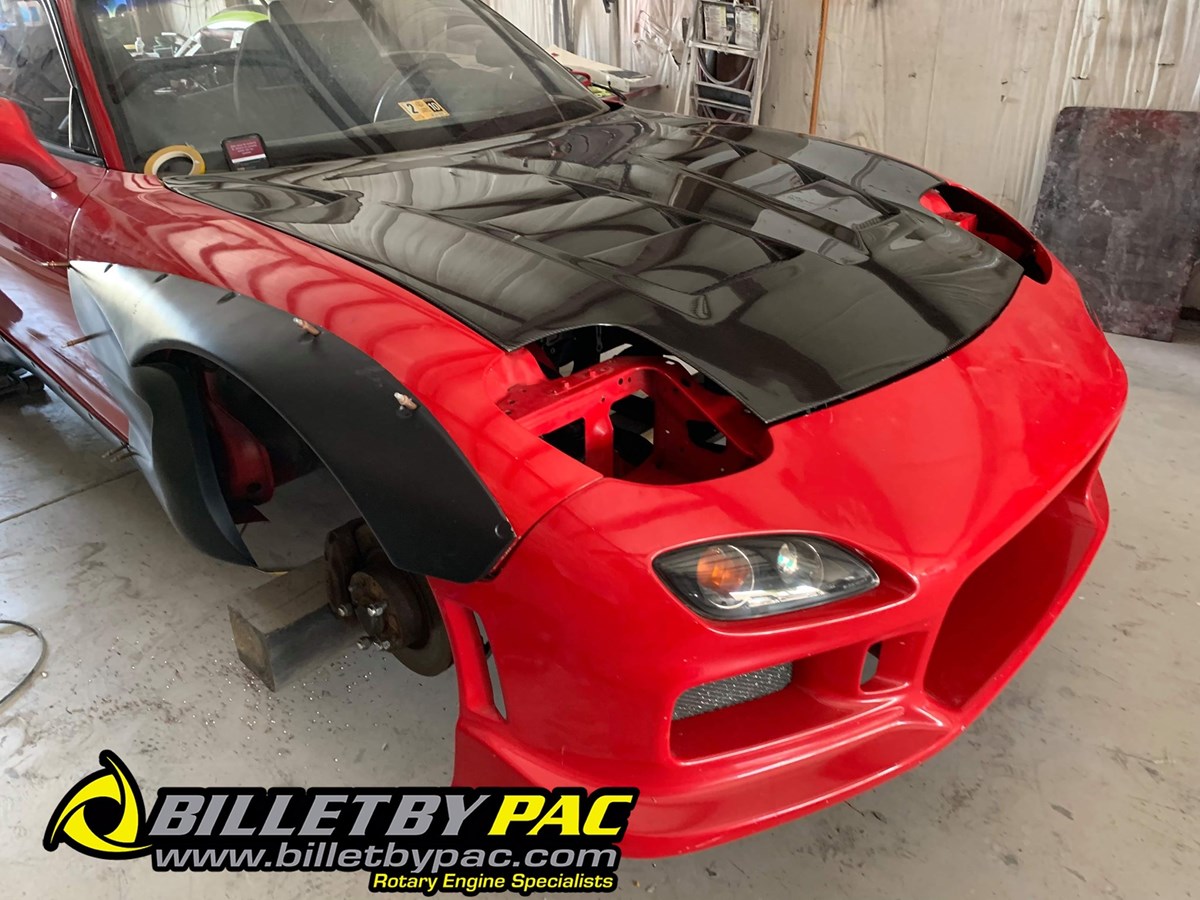 KILLER STREET FD RX7 IN THE BUILD. Pac Performance Racing