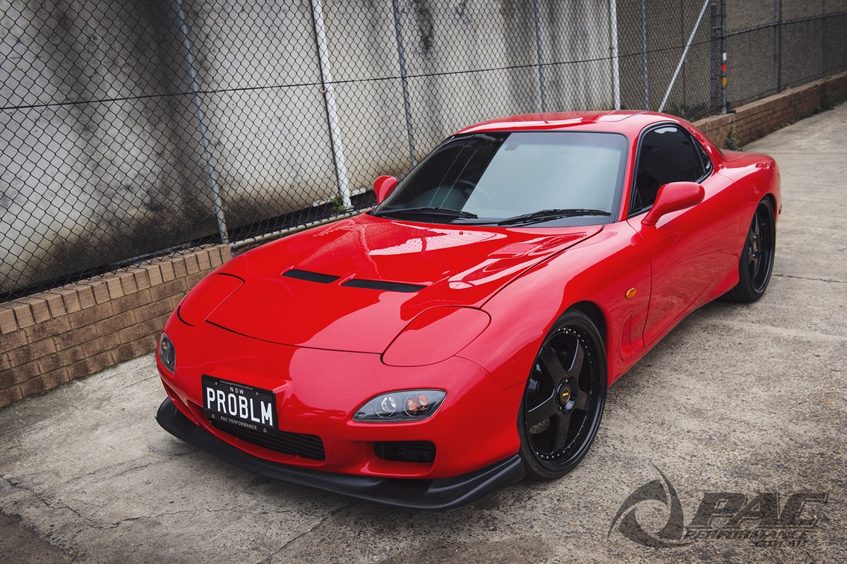 'PROBLM' SINGLE TURBO FD RX7. Pac Performance Racing